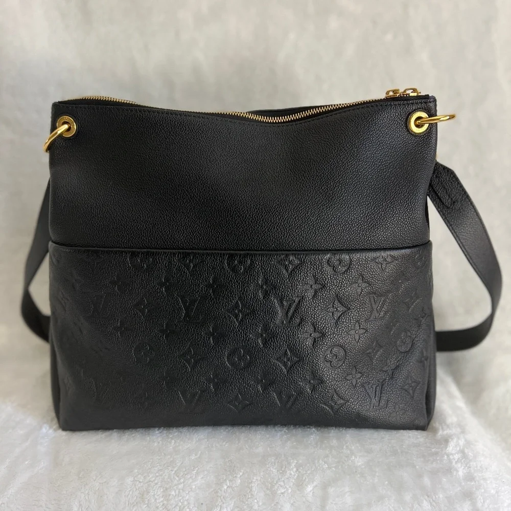 Louis Vuitton | Bags | Authentic Louis Vuitton Black Empreinte Maida ...